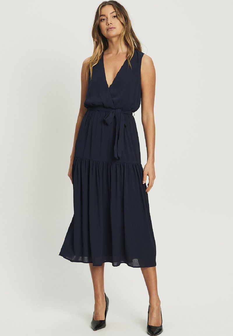 REUX HAZE MIDI - Robe de jour - navy blue/bleu marine - ZALANDO.BE