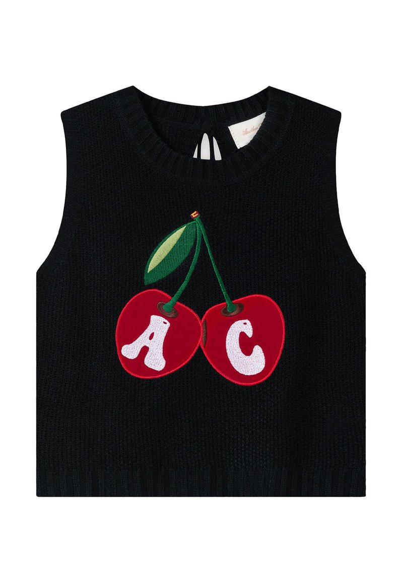 Another Cotton Lab CHERRY WMN - Top - black/negro - Zalando.es