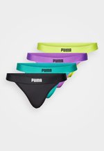 Puma WOMEN TANGA STRING 4 PACK - Thong - multi colour combo/black ...