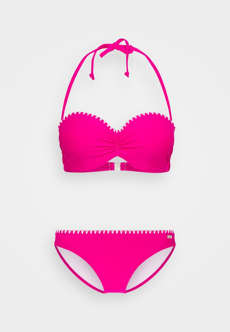 Buffalo WIRE BANDEAU SET - Bikini - pink - Zalando.co.uk