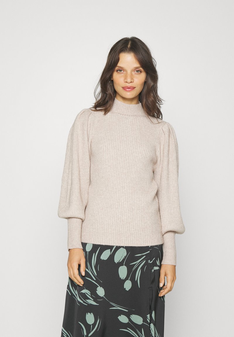 ONLY Petite ONLKATIA - Jersey de punto - mocha meringue detail:melange ...