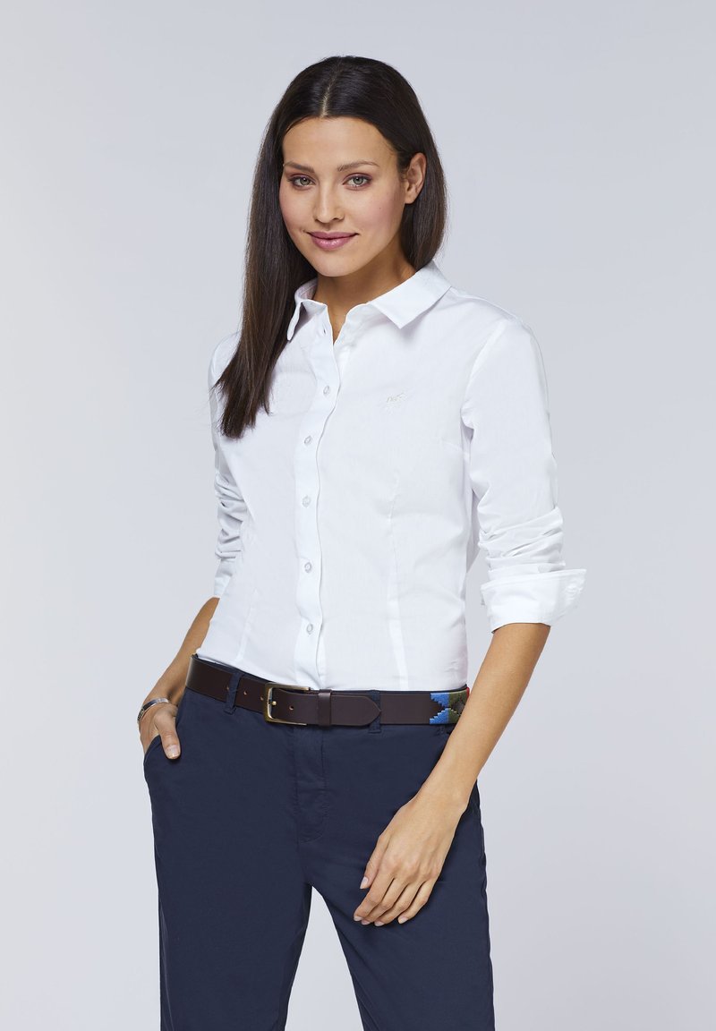 Polo Sylt Button-down blouse - bright white/white - Zalando.de