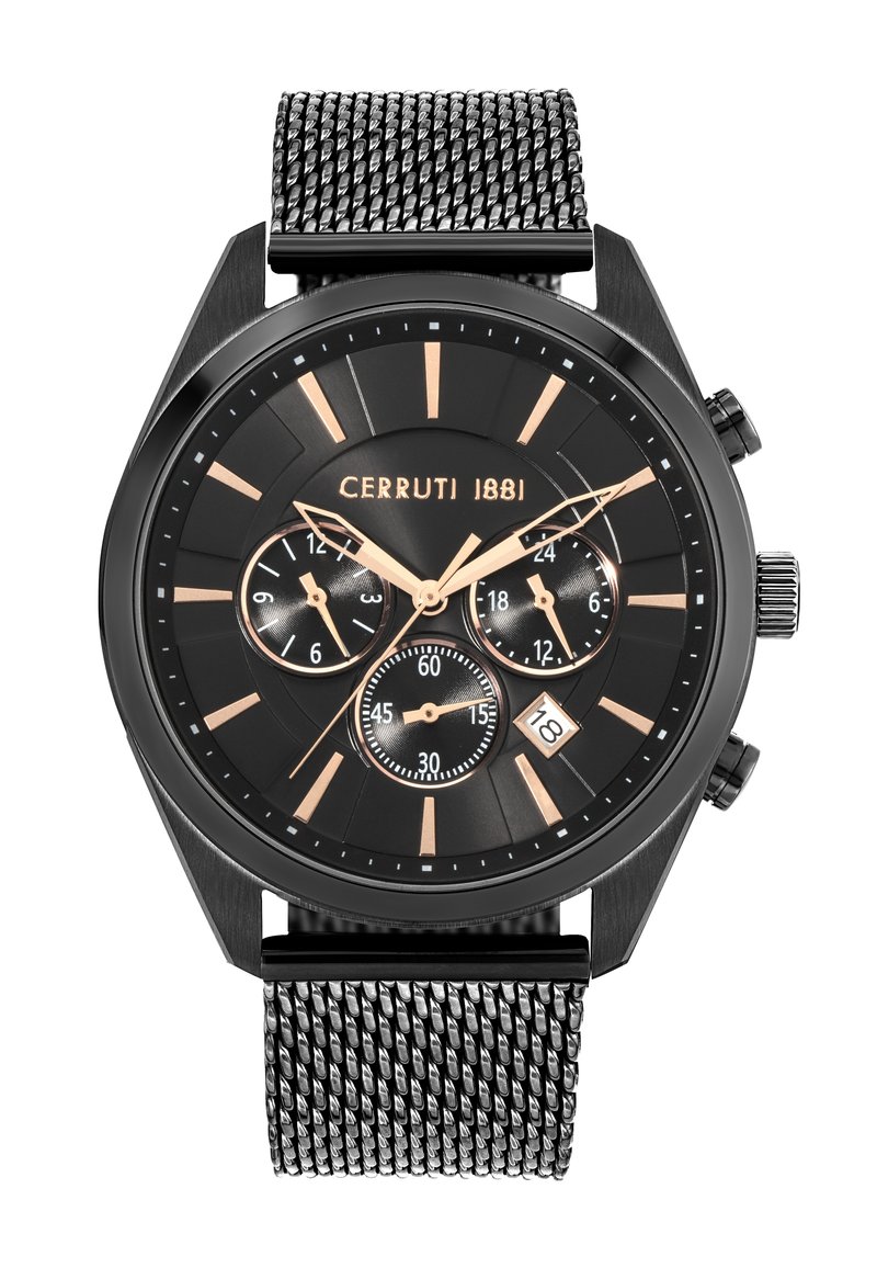 Cerruti 1881 GROTTAMARE - Chronograph watch - grey rose gold/black ...