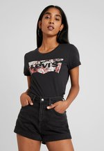 Levi's® THE PERFECT TEE - T-shirt con stampa - black/nero - Zalando.it