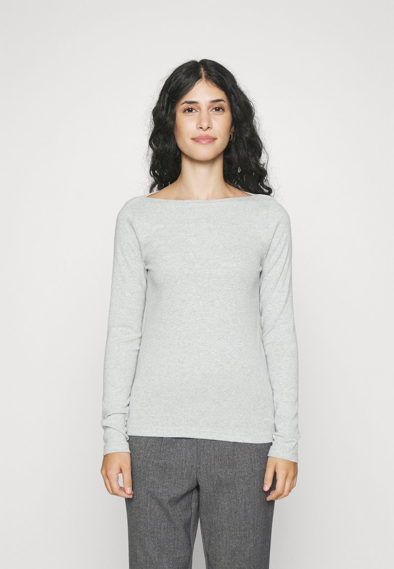 GAP Petite BATEAU - Langarmshirt - light grey/hellgrau - Zalando.ch