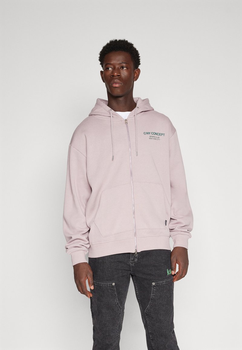 NY CONCEPT ZONE HOOD UNISEX - Mikina na zip - lavender/lila - Zalando.cz