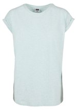 Urban Classics LADIES COLOR MELANGE EXTENDED SHOULDER TEE - T-Shirt ...