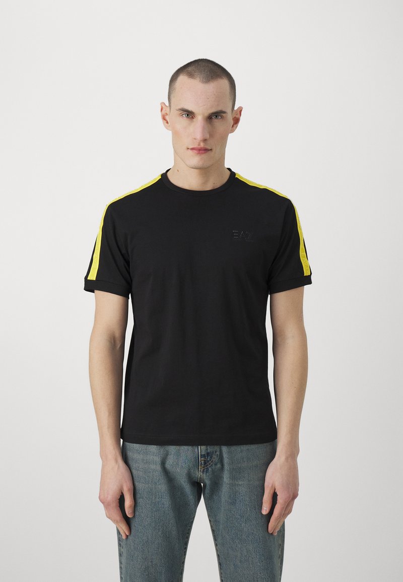 EA7 Emporio Armani T-shirt z nadrukiem/czarny - Zalando.pl