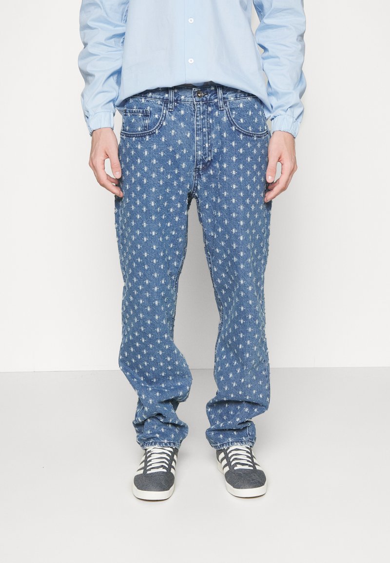 Redefined Rebel TOKYO DESTROY - Jeans Relaxed Fit - mid blue/blau - Zalando