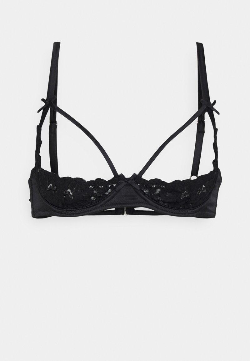 Fleur Du Mal Charlotte Peekaboo Bra Underwired Bra Black Zalandoie