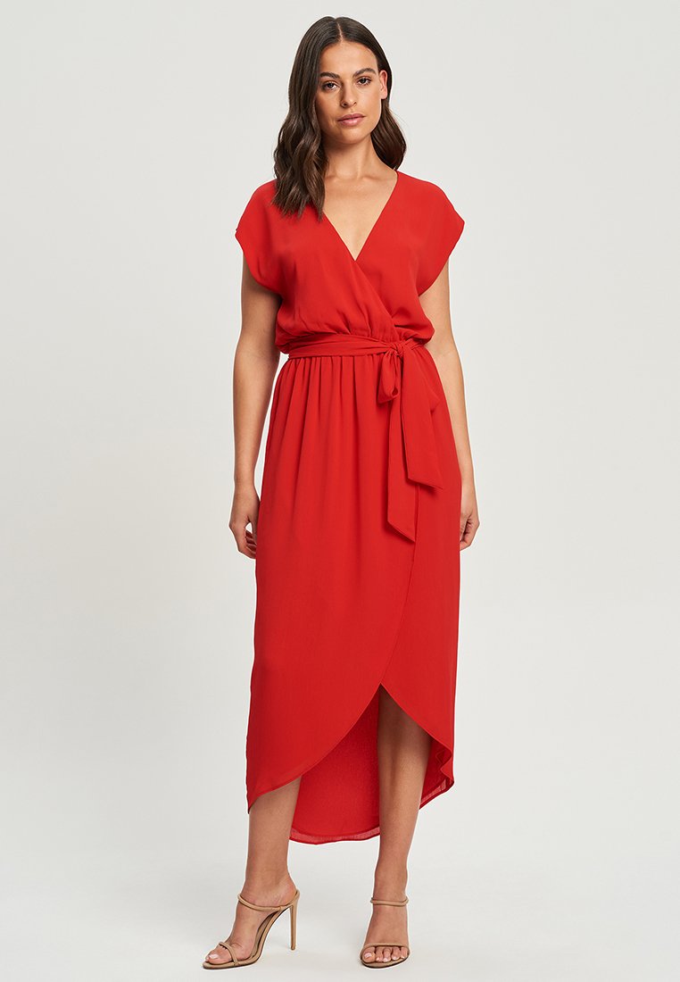 TUSSAH TAWNY - Maxi dress - coral - Zalando.ie