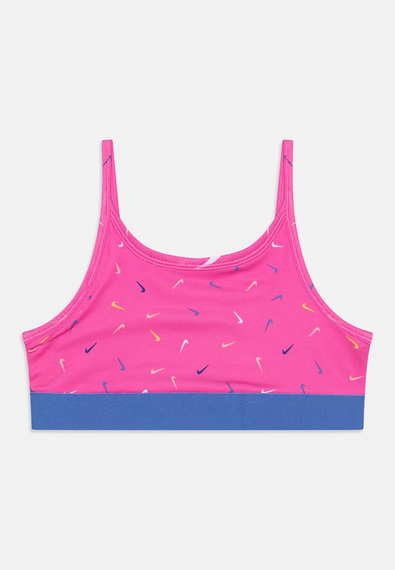 Nike Performance ONE LOGO - Light support sports bra - playful pink ...