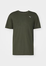 Puma PERFORMANCE TEE - Sportfelső - dark olive/olíva - Zalando.hu
