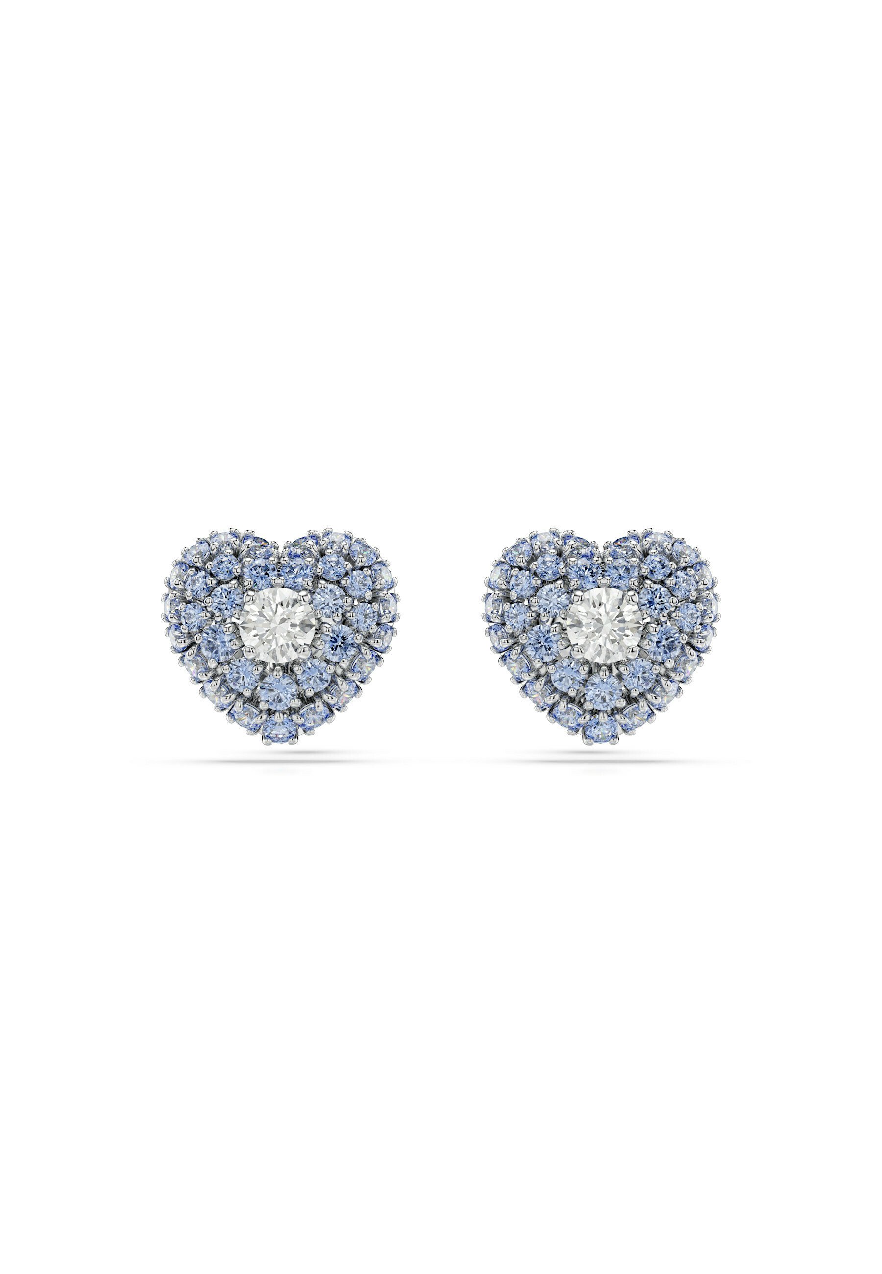 Swarovski IDYLLIA STUD HEART Earrings blue Zalando