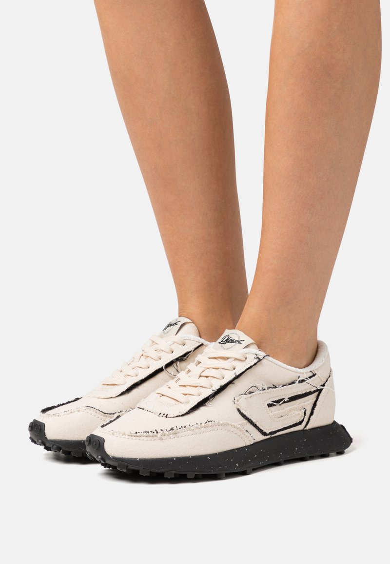 Diesel S RACER LC - Sneakers low - beige/alb natural - Zalando.ro