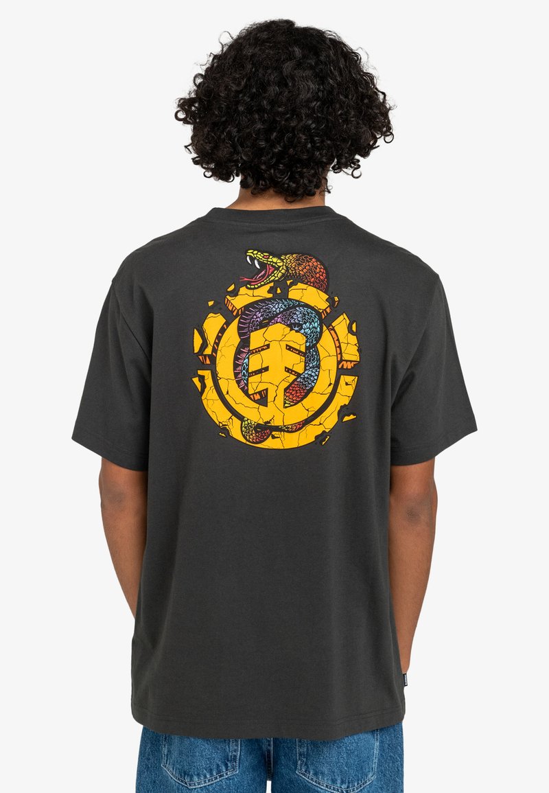 Element SNAKE - Camiseta estampada - black/negro - Zalando.es