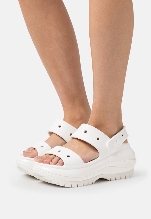 Crocs CLASSIC CRUSH - Pantolette hoch - white/weiß - Zalando.ch