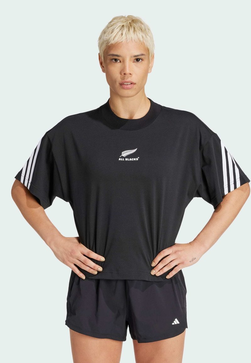 adidas Performance ADIDAS PERFORMANCE ALL BLACKS TEE - Print T-shirt ...