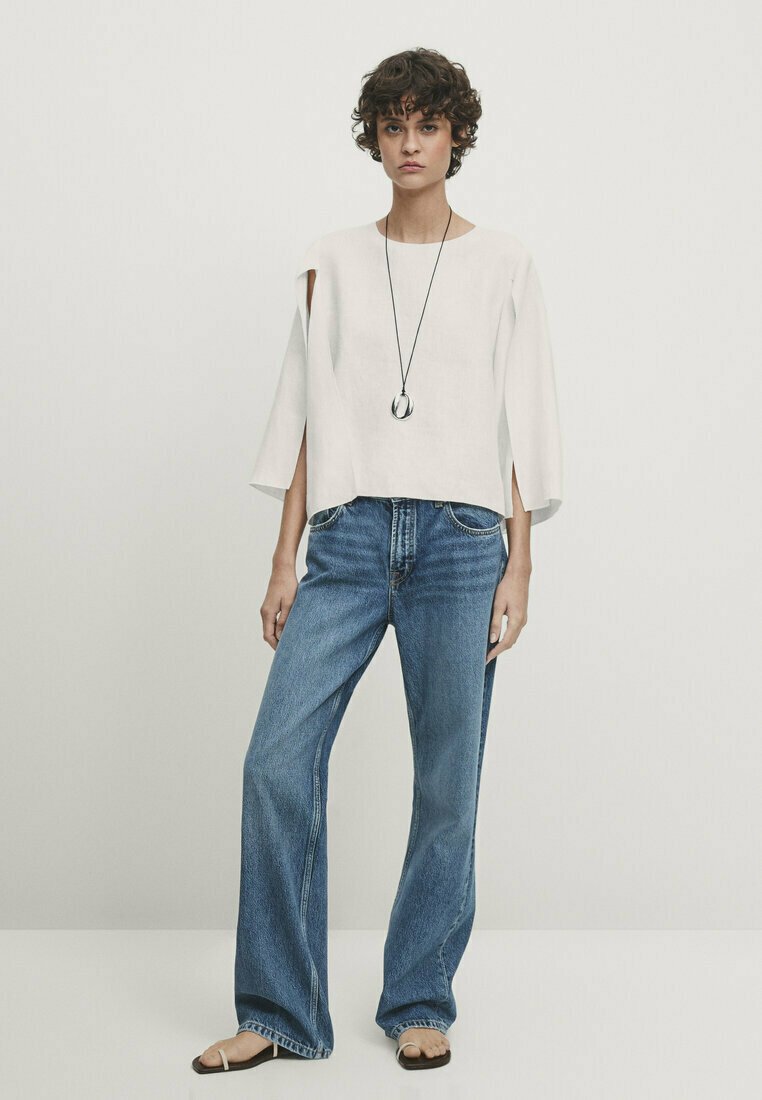 Massimo Dutti STUDIO - Blouse - white - Zalando