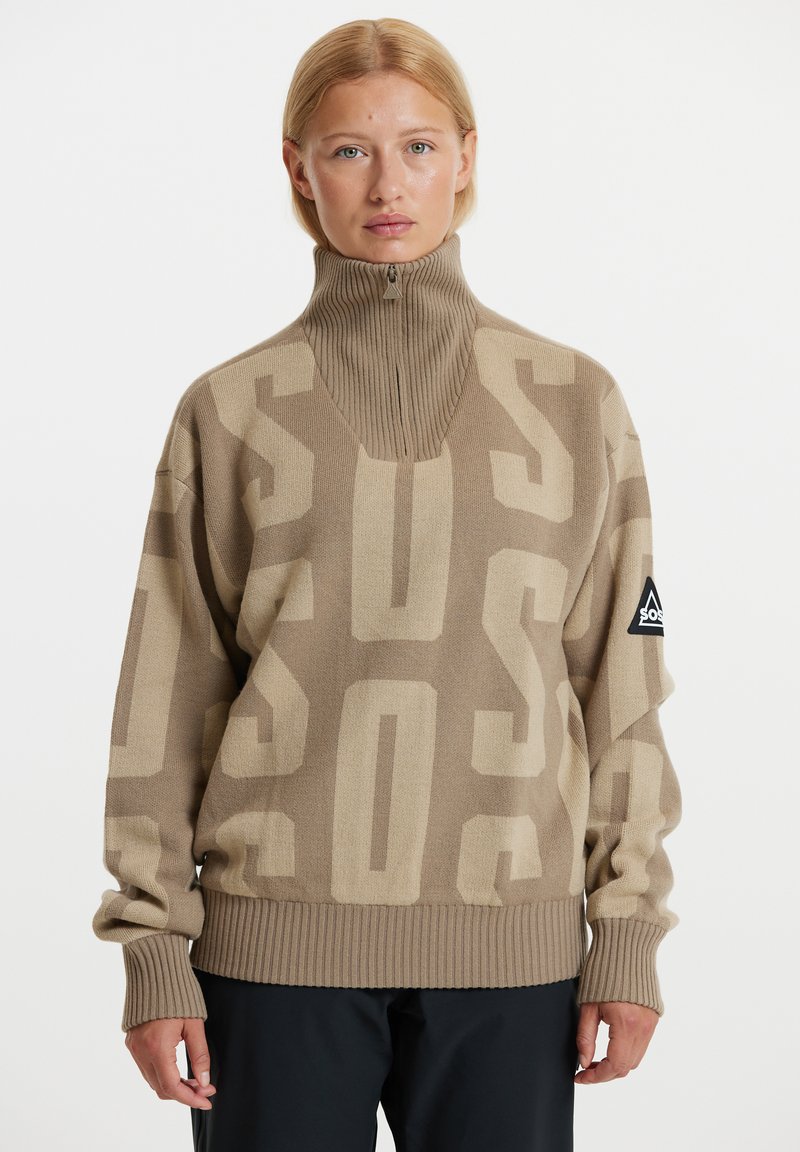 SOS Pullover - timber wolf/marron - ZALANDO.FR