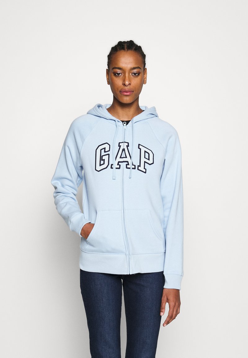 Gap Tall HERITAGE - Sweatjakke - light blue/lyseblå - Zalando.dk