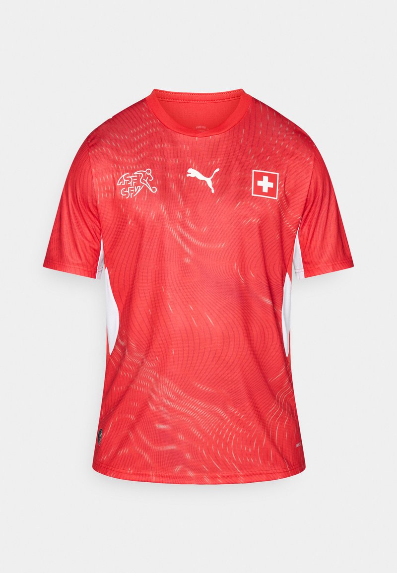 Puma SWITZERLAND SFV HOME JERSEY REPLICA - Maglia da calcio - red/white ...