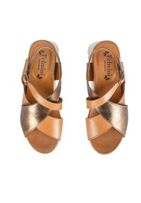 Felmini Plateausandalette - cuero/braun - Zalando.at