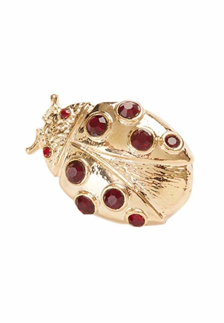 FABLE ENGLAND LADYBIRD - Brooch - gold coloured/gold-coloured - Zalando.ie