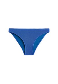 OYSHO CRINKLE CLASSIC - Bas de bikini - mottled blue/bleu chiné - ZALANDO