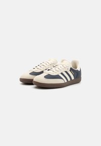adidas Originals SAMBA OG W - Sneakers laag - night indigo/cream white/alumina/donkerblauw ...