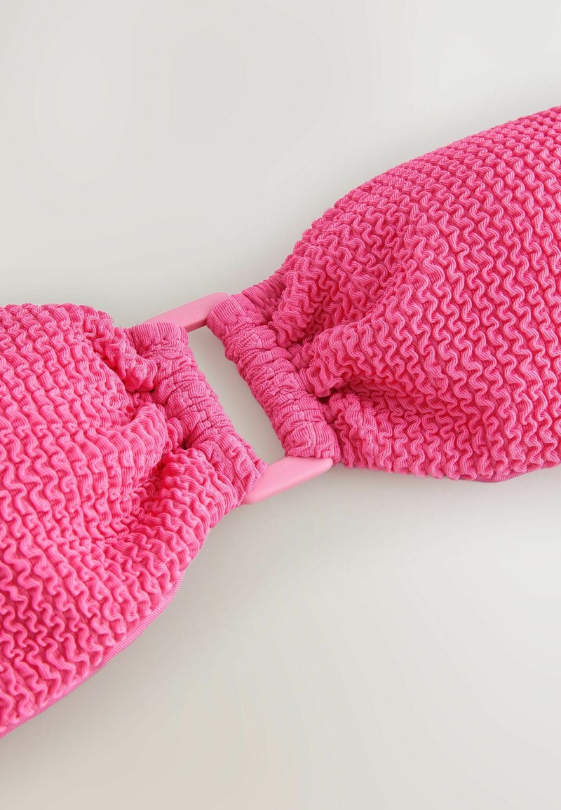 Next Horní díl bikin - pink crinkle/růžová - Zalando.cz