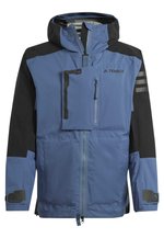 adidas Performance XPLORIC - Impermeable - black/azul - Zalando.es