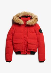 Superdry EVEREST - Vinterjacka - high risk red/röd - Zalando.se