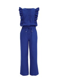 WE Fashion Tuta jumpsuit - blue/blu scuro screziato - Zalando.it