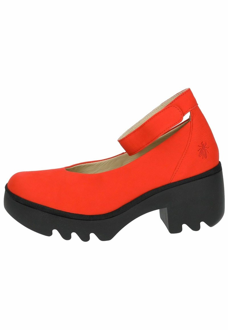 Fly London Plateaupumps - scarlet/orange - Zalando.dk