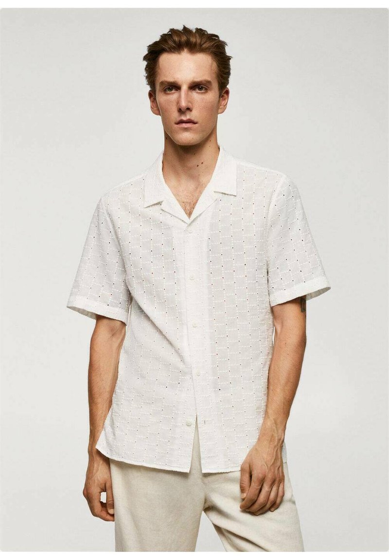 Mango SAMAR - Shirt - wit/white - Zalando.ie