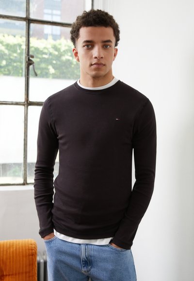 JOOP! Jeans ALPHIS - Topper langermet - black/svart - Zalando.no