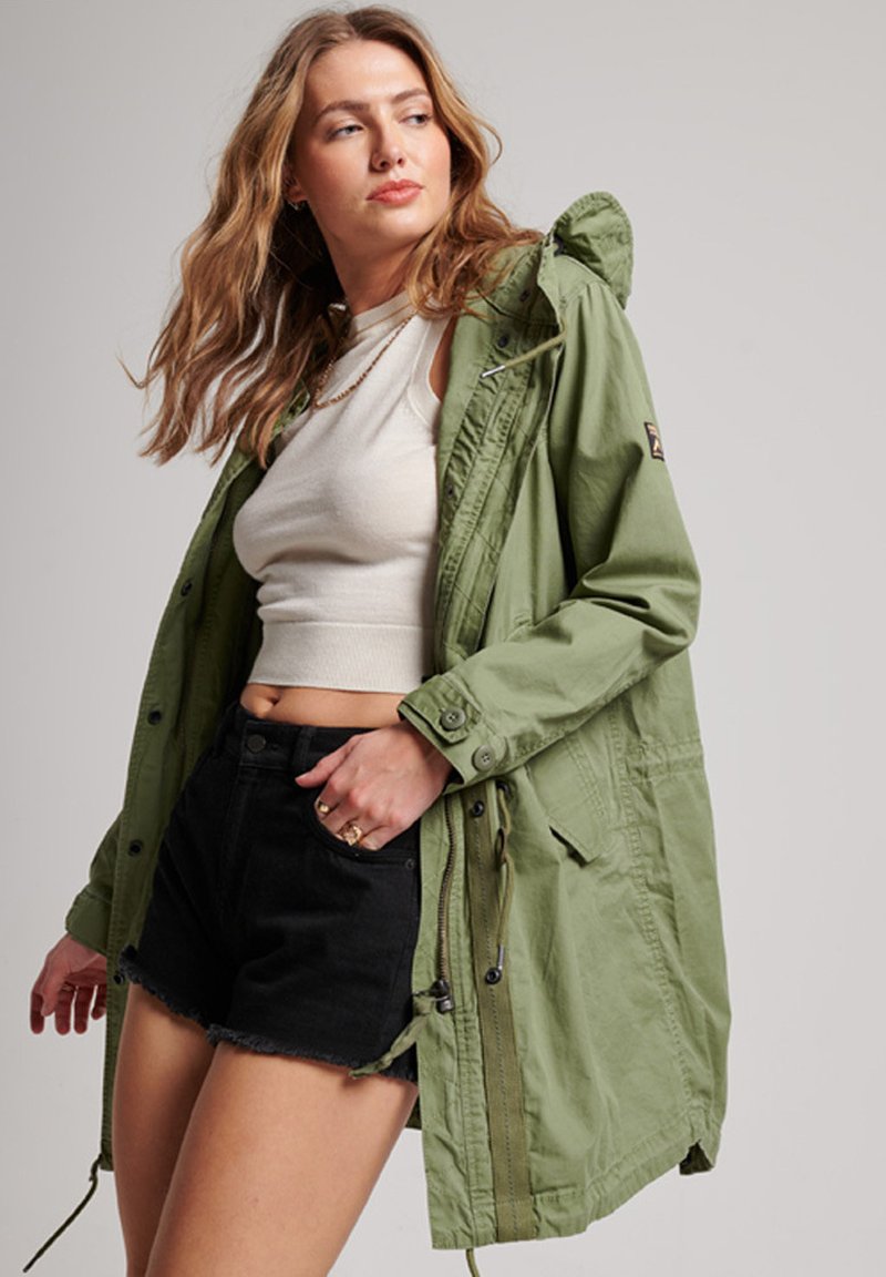 Superdry VINTAGE FIELD - Parka - vintage khaki/grün - Zalando.de