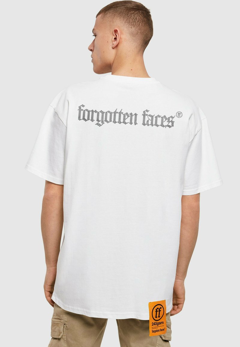 Forgotten Faces DIAMOND SKULL - T-shirt con stampa - white/bianco - Zalando.it