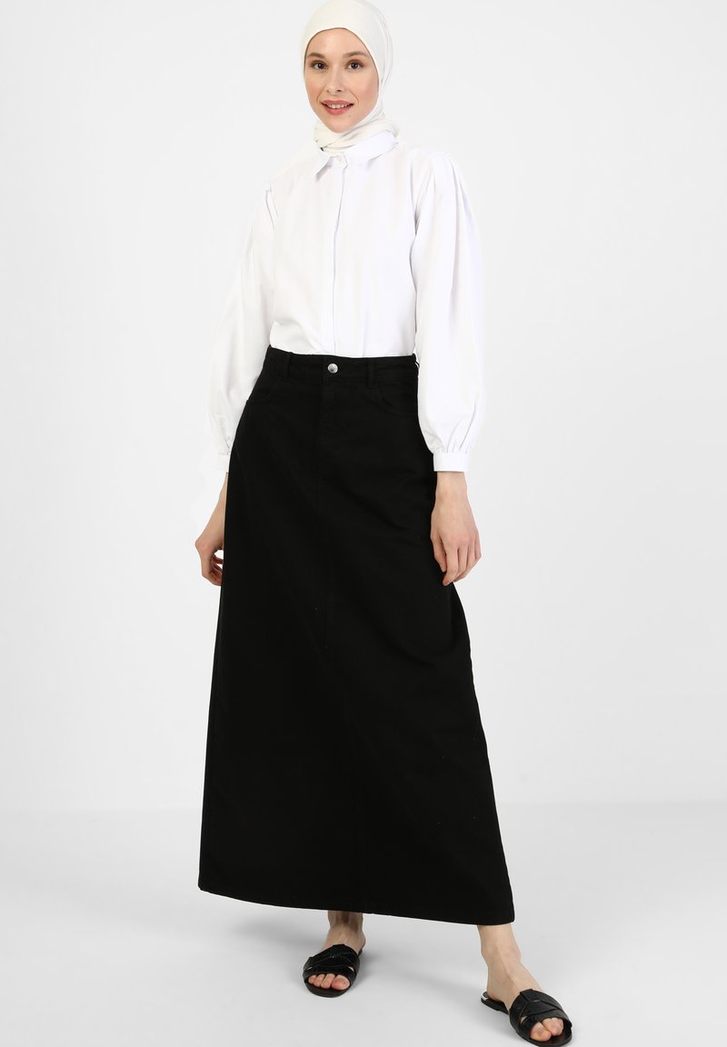 Modanisa BENIN - Maxi skirt - black - Zalando.de