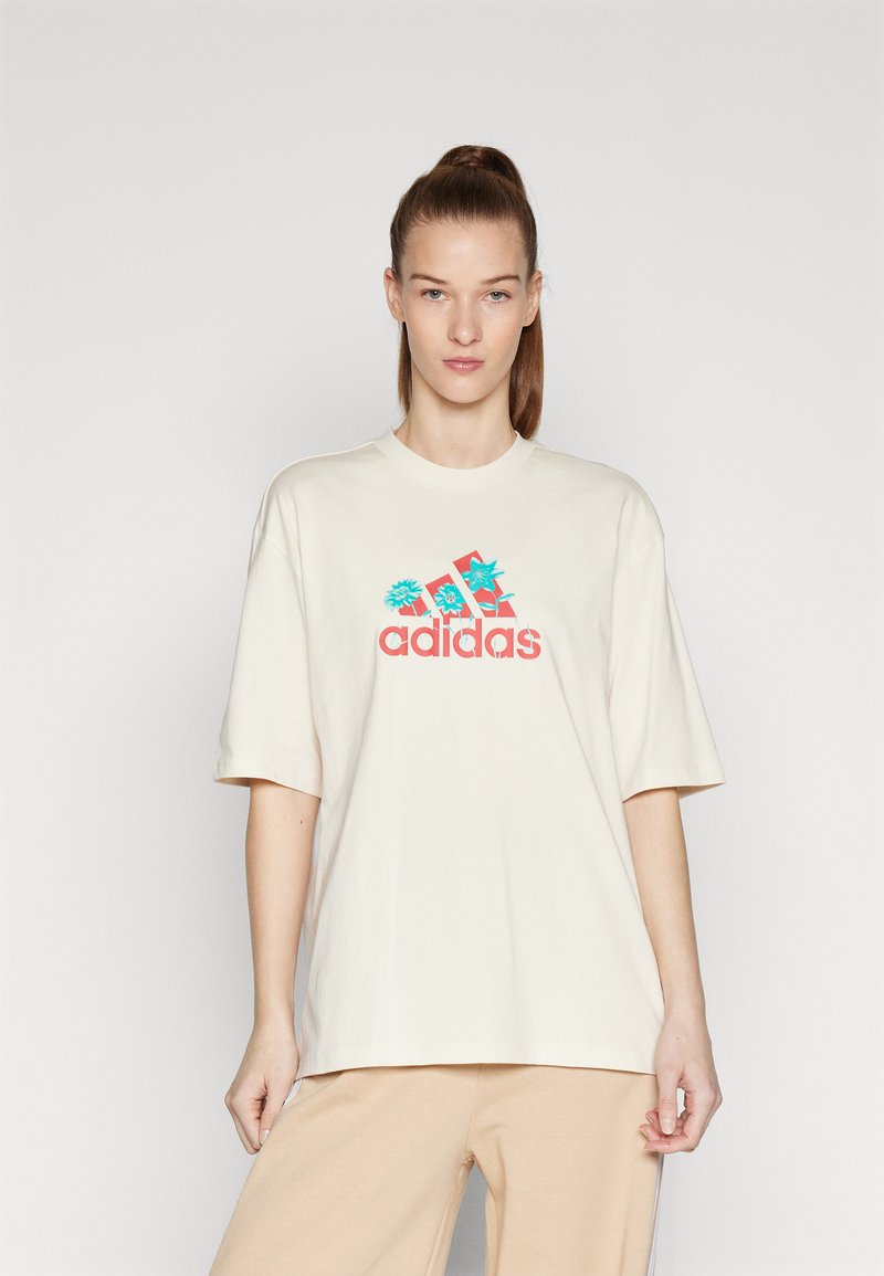 adidas Sportswear Triko s potiskem - white/bílá - Zalando.cz