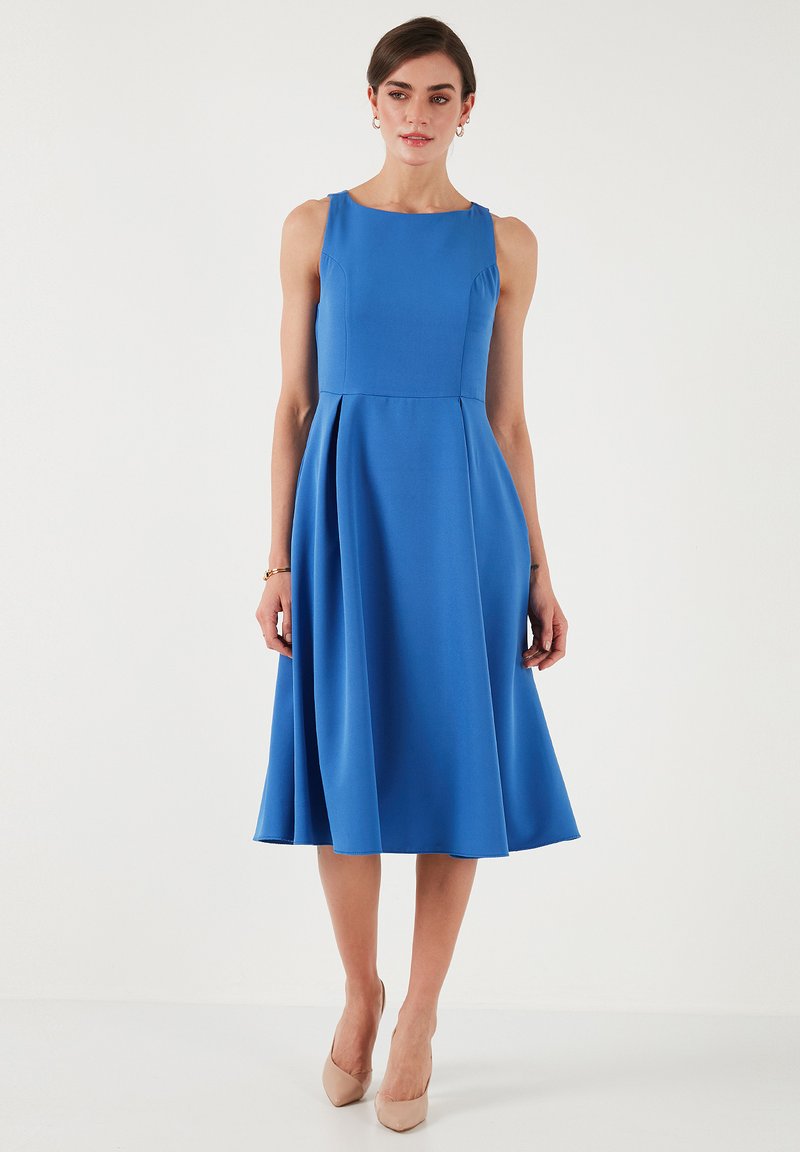 LELA LELA COCKTAIL DRESS REGULAR FIT - Denní šaty - indigo/modrá ...