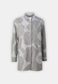 Marimekko RUOSTE UNIKKO - Button-down blouse - grey/black - Zalando.co.uk