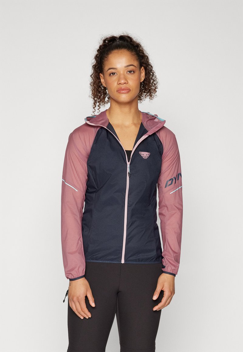 Dynafit ALPINE WIND - Soft shell jacket - mokarosa/dark blue - Zalando.ie