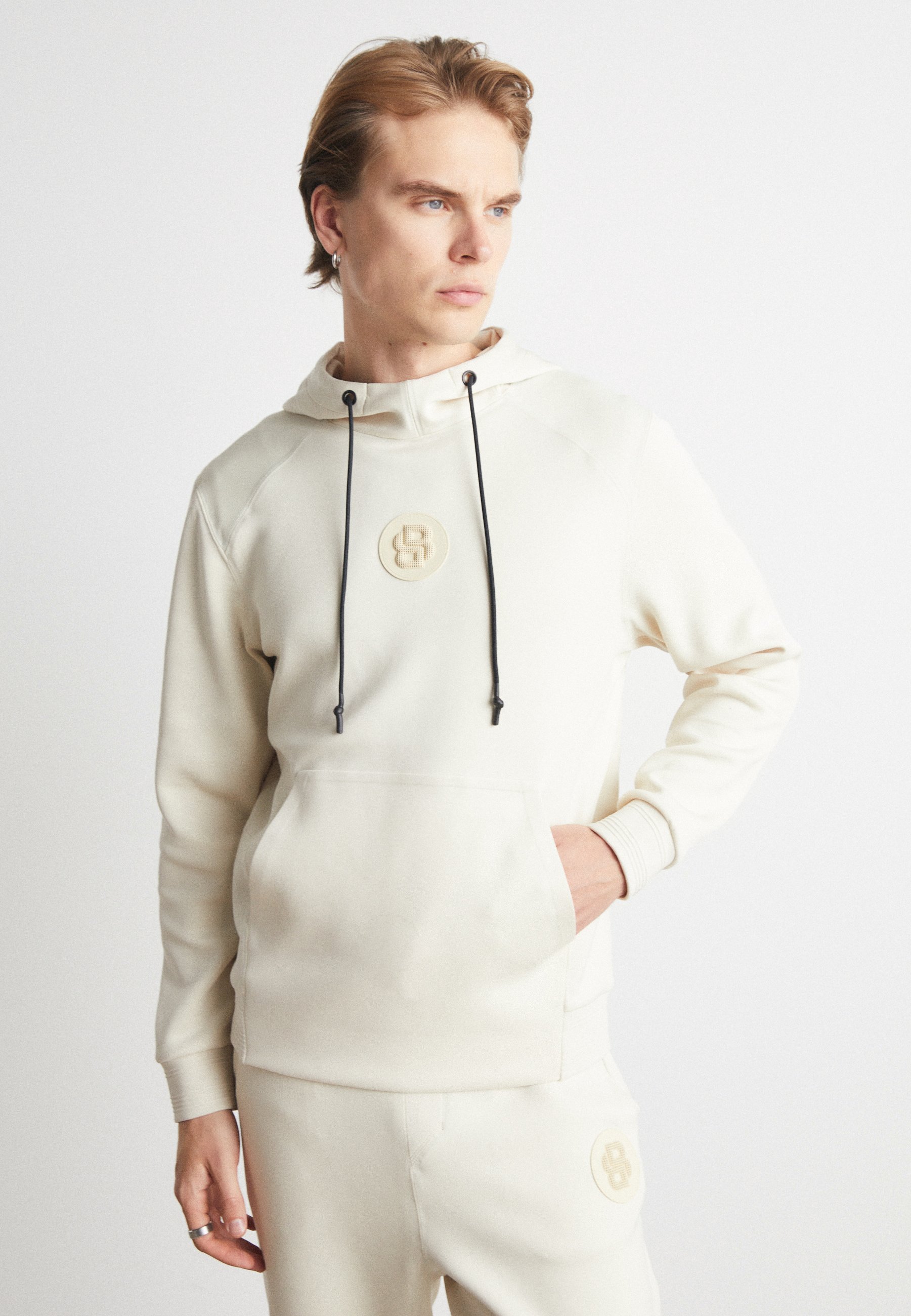 Boss white hoodie store