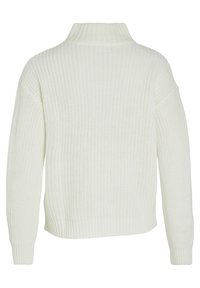 VILA Strickpullover - white alyssum/weiß - Zalando.de