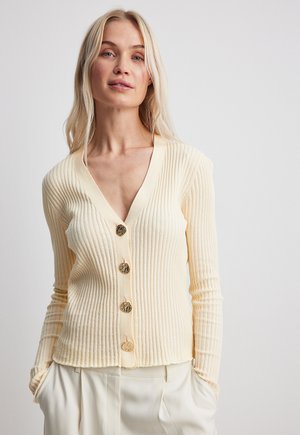 adL DETAILED - Vest - light beige/wit - Zalando.be