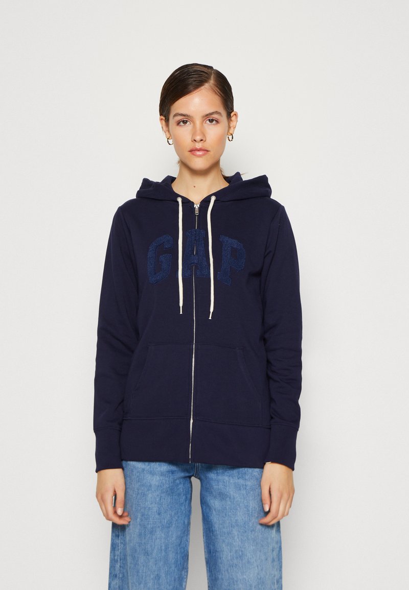 GAP Sudadera con cremallera - navy uniform/azul marino - Zalando.es