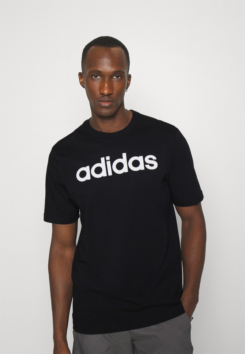 adidas Sportswear Triko s potiskem - black/černá - Zalando.cz