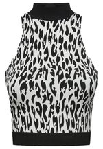 Wolford C2C LEOPARD - Top - sugar zwizzle black/mehrfarbig - Zalando.ch